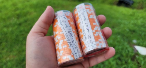 HUGE 2017 SATORI CHIP LOT! 20 ROLLS, 500 CHIPS, Bitcoin Casascius ...