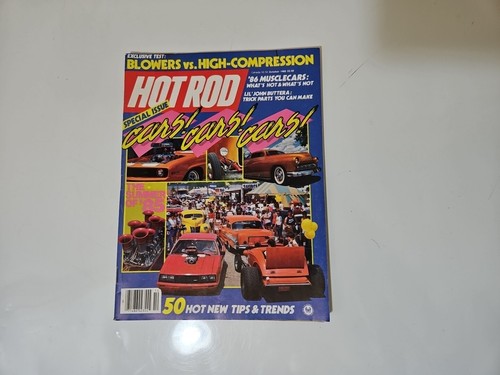 HOT ROD Magazine October 1985 Blowers Vs High Compression Muscle Cars ...