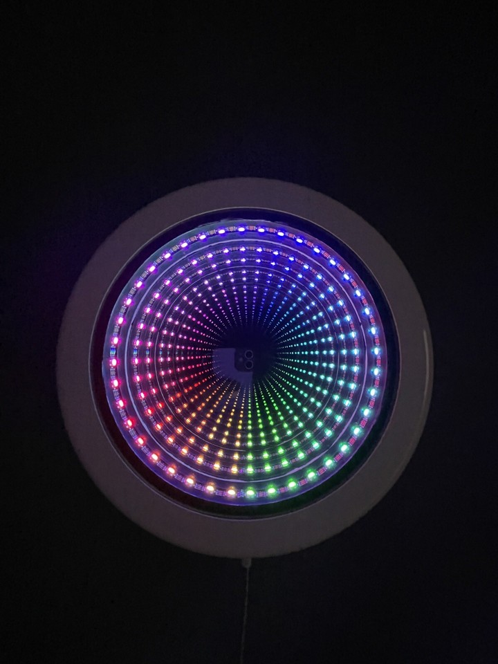 infinity mirror wall decor, 3D mirror, İnfinity Effect, LED Light Wall ...