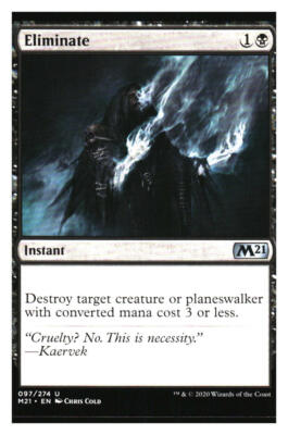 Eliminate Core Set 2021 MTG - NM+ | eBay