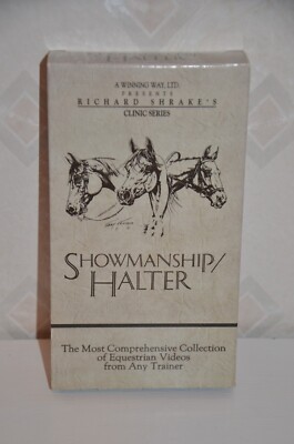 Richard Shrake's Clinic Series (VHS) Showmanship/Halter (1985) | eBay