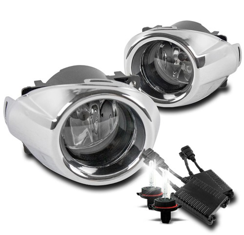 FOR 12 13 14 FORD FOCUS BUMPER DRIVING FOG LIGHT LAMP CHROME W/50W 8K ...