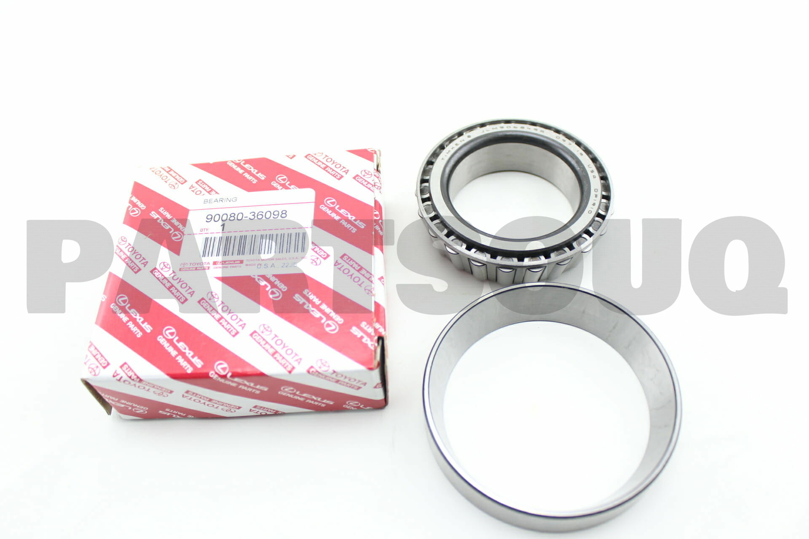 9008036098 Genuine Toyota BEARING (FOR FRONT AXLE HUB INNER), RH/LH ...