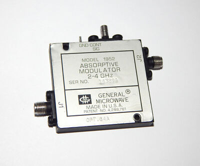 GENERAL MICROWAVE Model 1952 Absorptive Modulator 2-4 Ghz | eBay