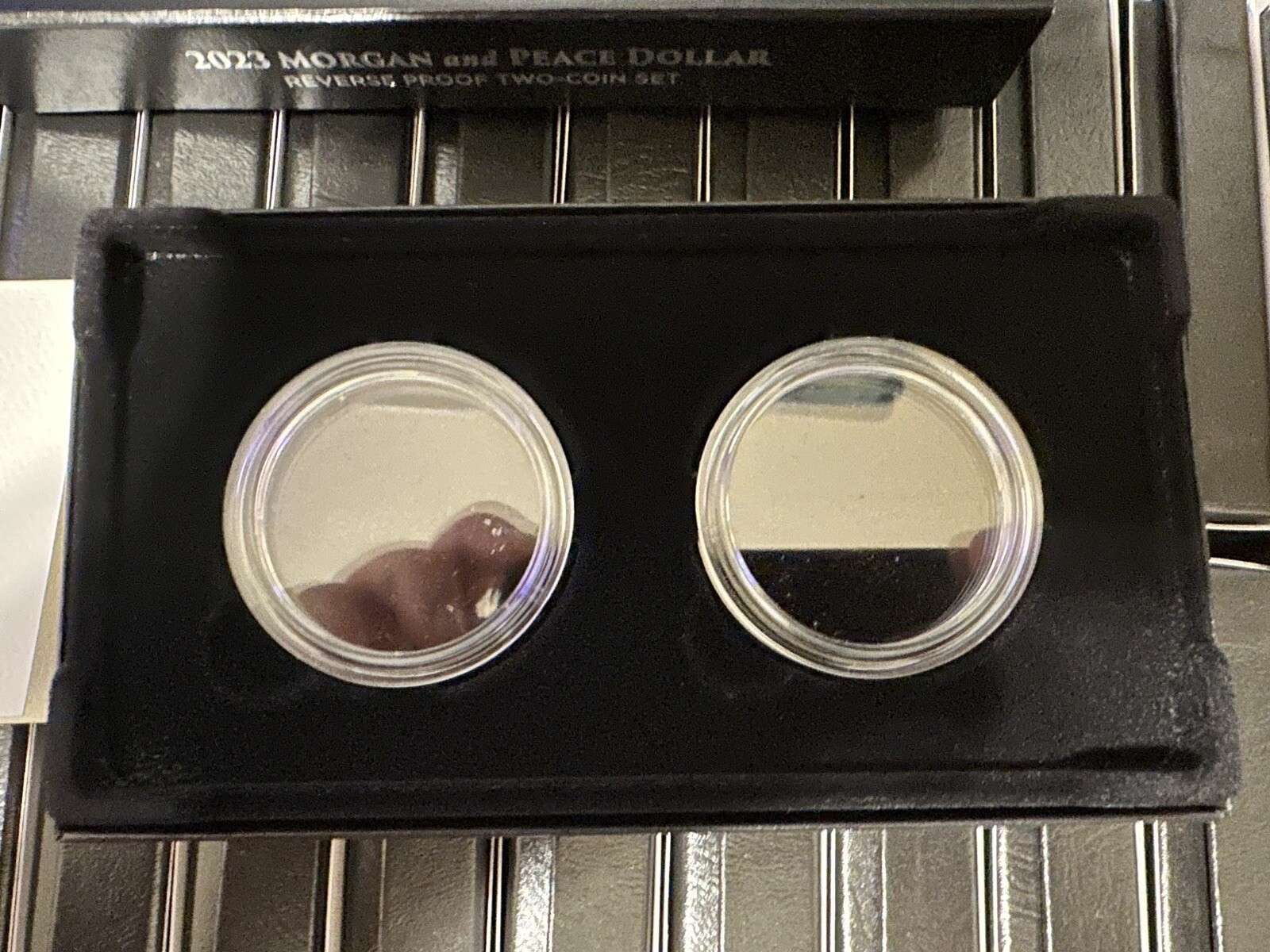 2023 S REVERSE Proof Morgan and Peace Dollar Set Packaging 51 Count Box ...