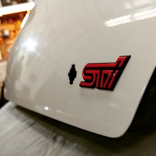 Genuine for Subaru 2005 Impreza WRX STI GDB Rear Pink Emblem 93073FE710 ...