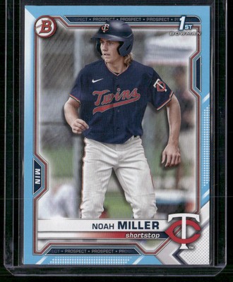 2021 Bowman Draft #BD-109 Noah Miller Sky Blue #/499 | eBay