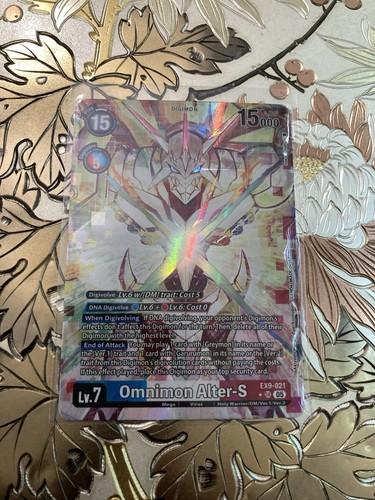 Digimon Card Game Omnimon Alter-S Alternate Art Foil EX9-021 SR Versus Monsters | eBay