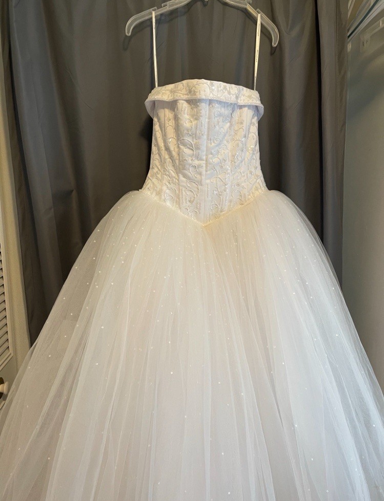 dress gown michelangelo david\'s bridal David's Bridal Michelangelo ...