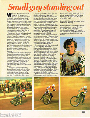 DAVE JESSUP MOTORCYCLE Racing Article / Photo's / Pictures | eBay