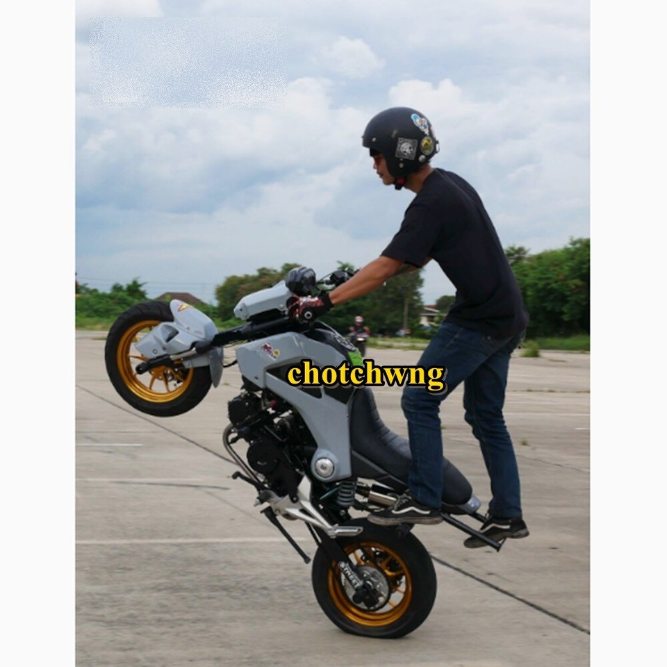Honda Grom 12 Flat Bar Come With Foot Pegs (Fits: 14-20) Stunt Parts ...