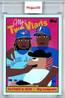 2021 TOPPS PROJECT 70 VLAD GUERRERO JR BY KEITH SHORE - RAINBOW FOIL 04 ...