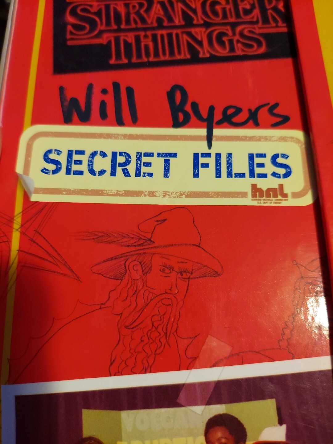 STRANGER THNGS Will Byers secret files Trapper Keeper 2019 rare D & D ...