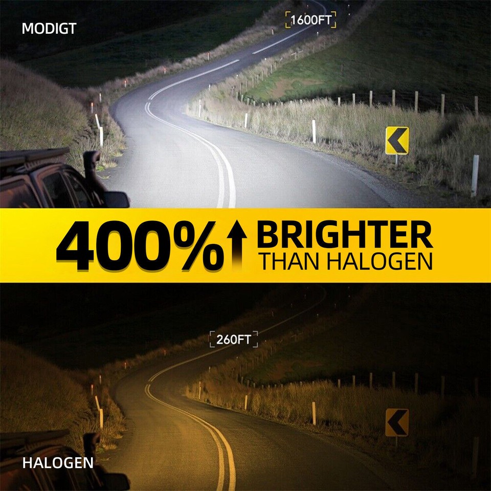 H7 LED Headlight CANbus Bulbs Kit High/Low Beam For Volkswagen Golf ...