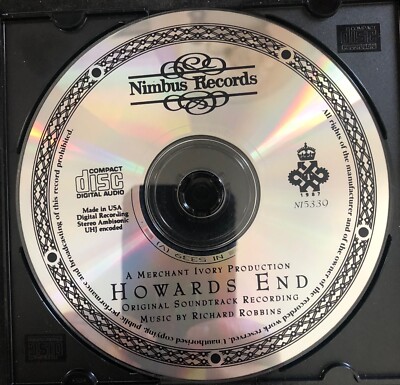 HOWARDS END Music Cd SOUNDTRACK Promotional- No Cover | eBay