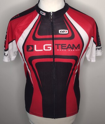 Louis Garneau Sport Cycle Jersey Shirt Size M Team LG | eBay