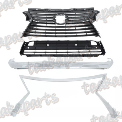 For 2016-2019 Lexus RX RX350 RX450h Front Bumper Grille Upper Lower ...