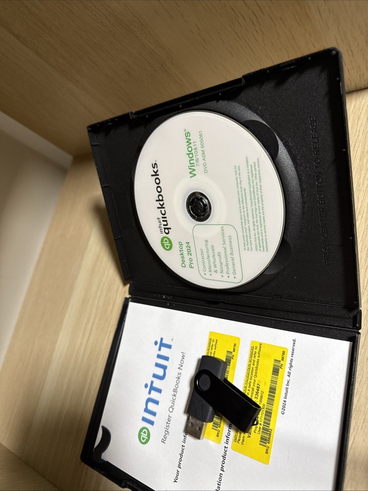 INTUIT QUICKBOOKS Desktop Pro 2024 Full DVD/USB For windows | eBay