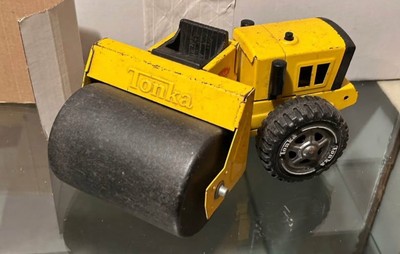 Vintage 1960-70's Rare Tonka Yellow Road Steamroller Steam Roller Metal ...