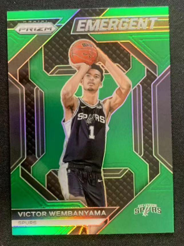 Victor Wembanyama 2023-24 Panini Prizm Emergent San Antonio Spurs #12 ...