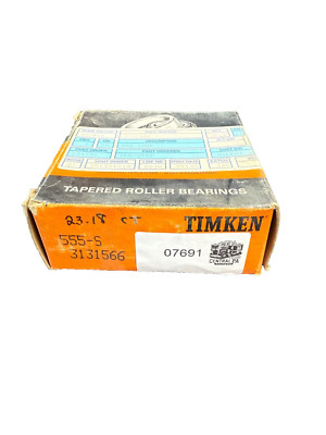 Timken Tapered Roller Bearing P/N: 555-S | eBay