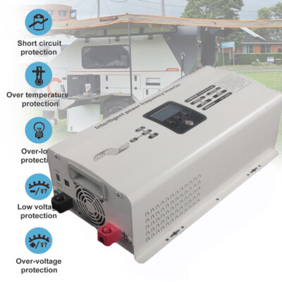 5000W 24V 48V Solar Hybrid Inverter 110V Split Phase 60A MPPT Charge ...