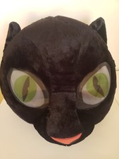 Maskimals Dan Dee Black Panther Cat Oversized Plush Mask Mascot Head ...