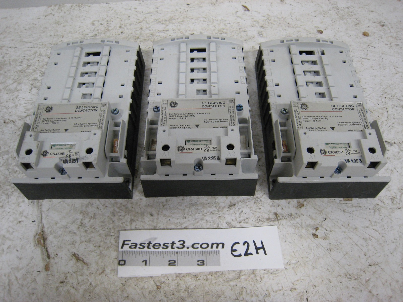 GE CR460B LIGHTING CONTACTOR Base Pack of 3 | eBay