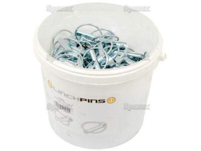 Round Linch Pin, Pin 11mm x 47mm 150 pcs. Large Bucket | eBay