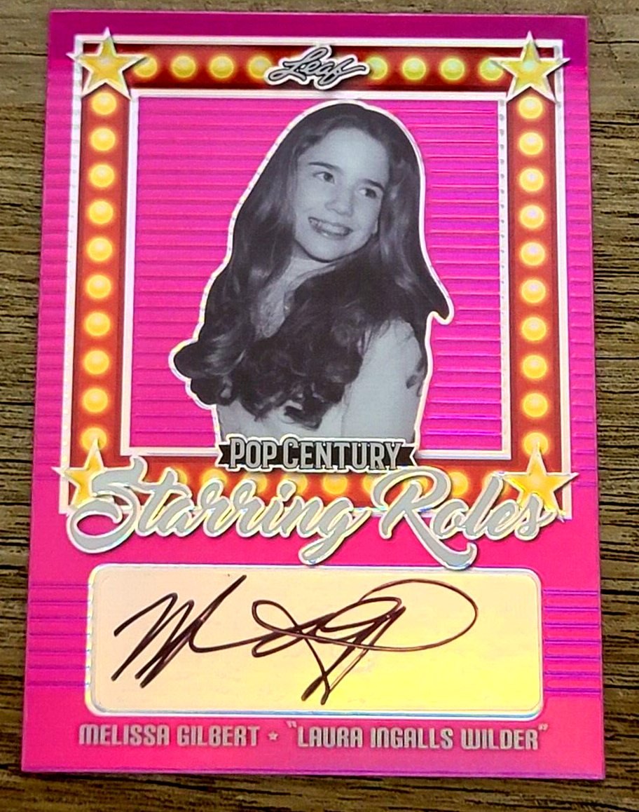 2021 Leaf Pop Century Melissa Gilbert Pink Autograph 7/10 Made | eBay