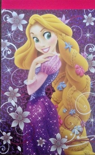 Disney Tangled Princess Rapunzel Holographic Journal Notebook Diary ...