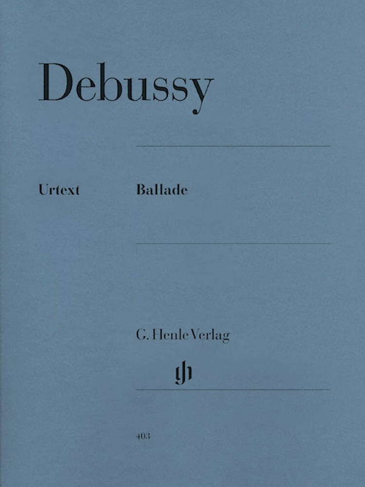 Debussy Ballade Sheet Music Piano Solo Book NEW 051480403 | eBay