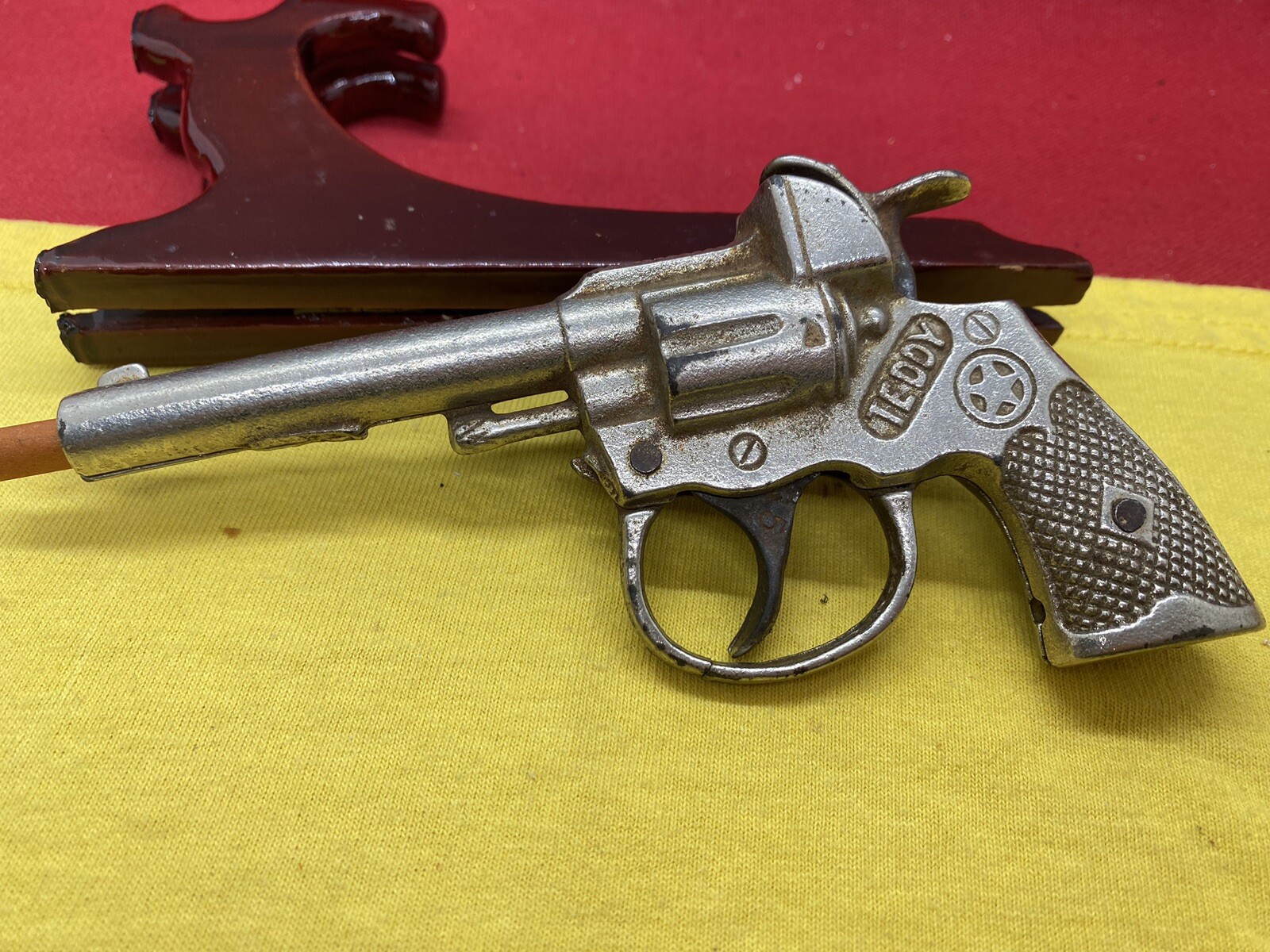 VTG 1938 "TEDDY" CAST METAL VINTAGE TOY GUN-USA #24-56 | eBay