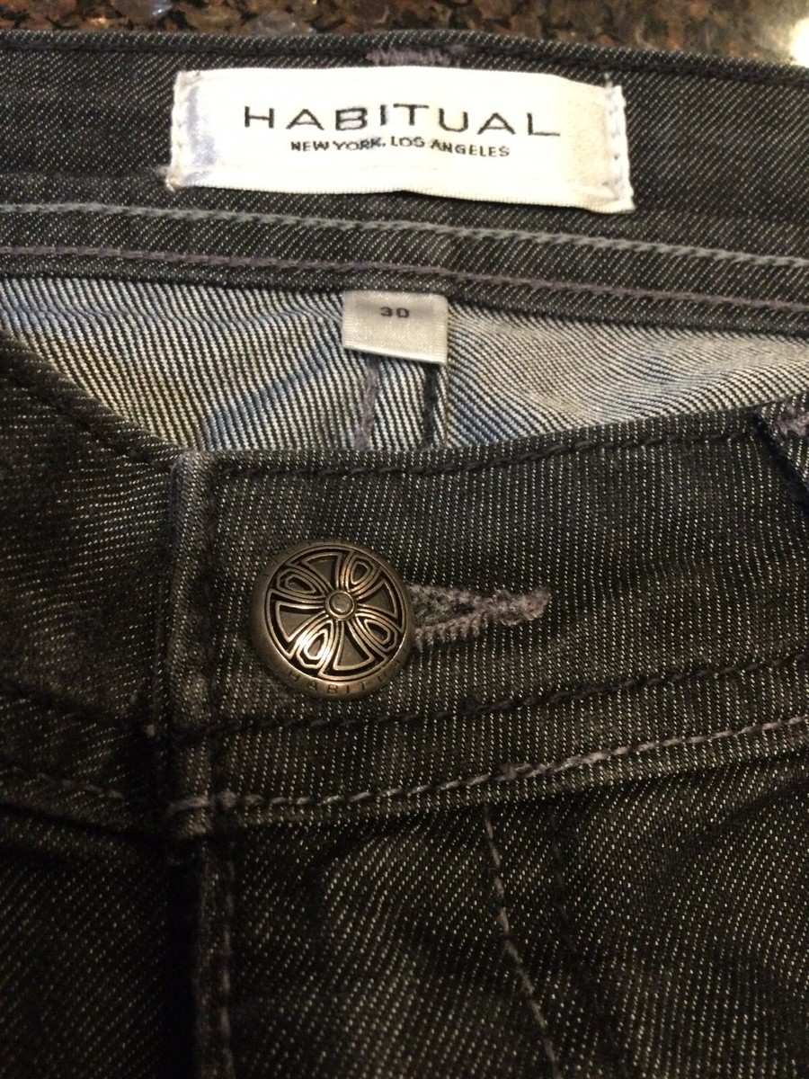 Habitual Jeans Logo High Waist Wide Leg Jeans | 7 16