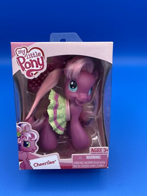 MLP My Little Pony Cheerilee Pony 4’ NEW Hasbro 2009 Pink Skirt Brush ...