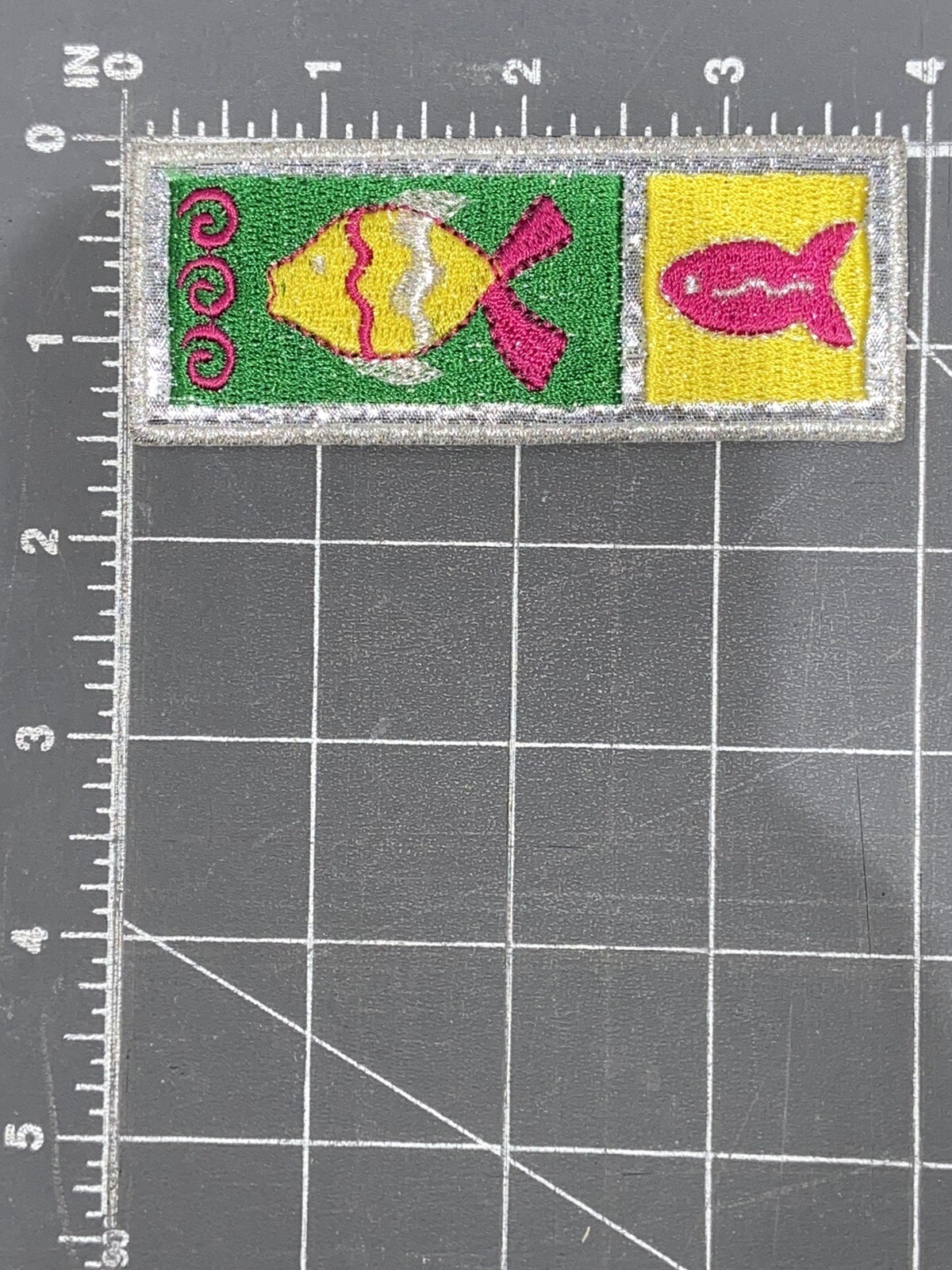 Fish Patch Applique Tropical Ocean Sea Saltwater Coral Reef Marine ...