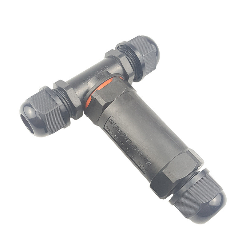 3 Way Cable Wire Connector IP68 Waterproof 3Pin Junction Box Outdoor ...