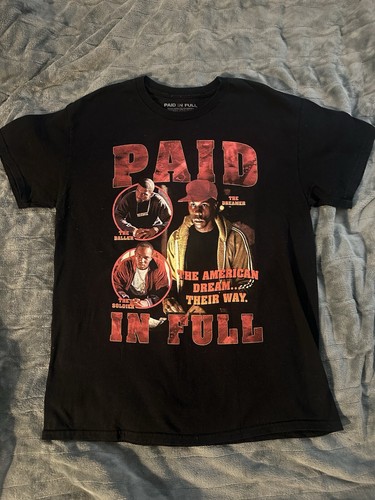 Paid in Full Movie Rare Art Graphic T-Shirt Large Size Urban Gangster ...