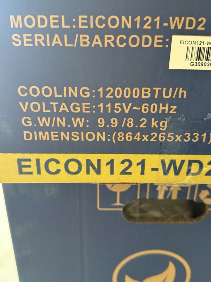 Confortotal Mini Split Heat Pump 12000 BTU 115Volt WiFi Alexa EICON121 ...