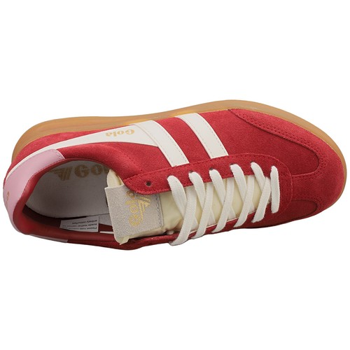 Gola Cyclone Womens Fashion Sneakers in Red Off White - 9 US | eBay