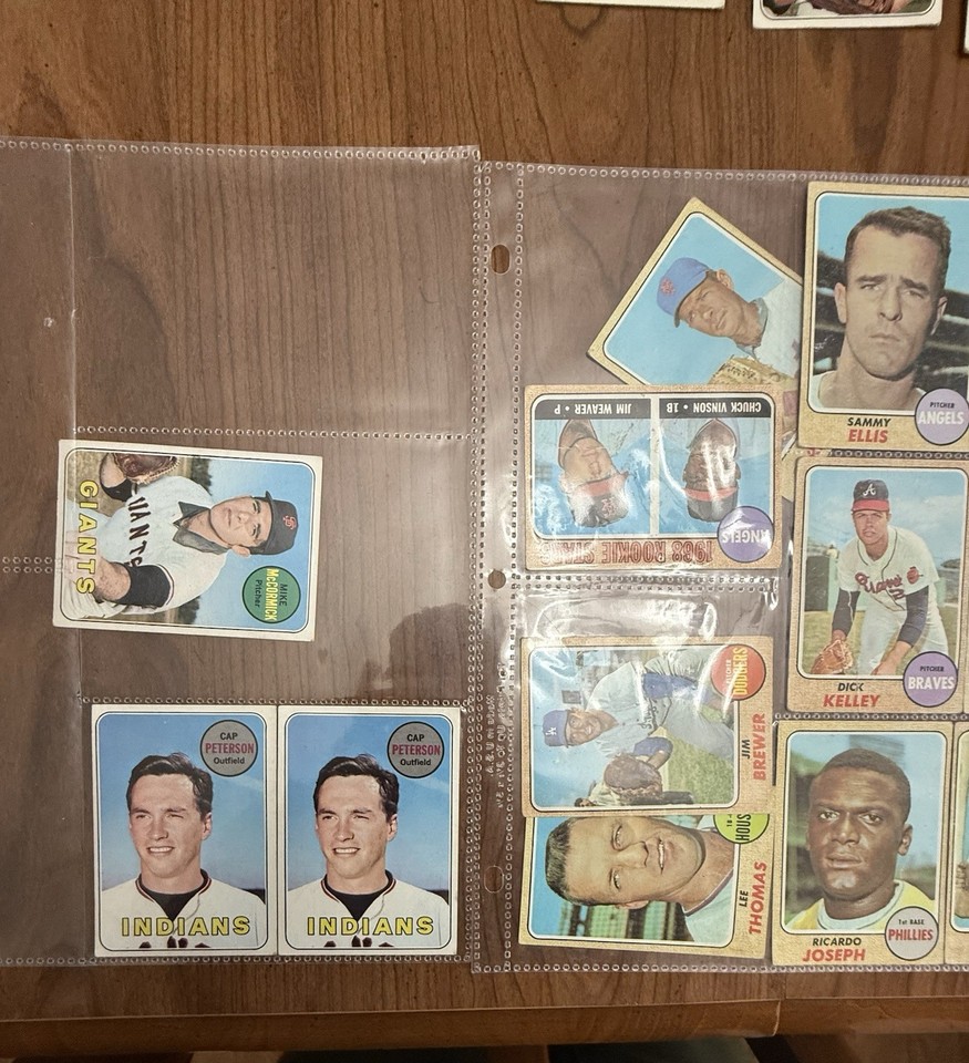 Tops Card Lot 1968 And 1969 Cards | eBay