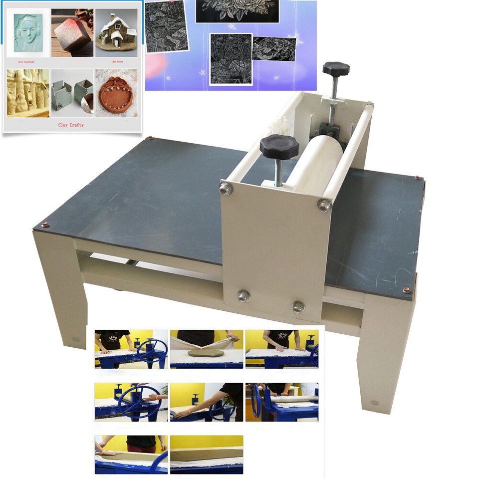 Slab Roller machine for Clay 27 * 17.7 "Heavy Duty Portable Tabletop ...