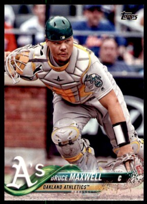 2018 TOPPS #336 BRUCE MAXWELL OAKLAND ATHLETICS | eBay