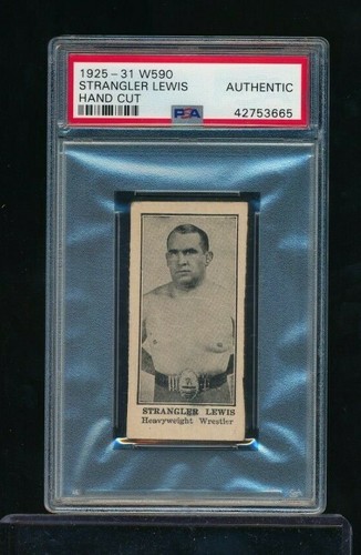 1925-31 W590 Ed Strangler Lewis psa A 3 higher incredible image clarity ...