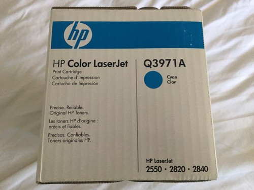 Genuine HP Q3971A Cyan blue Toner Cartridge for 2550 Color LaserJet ...