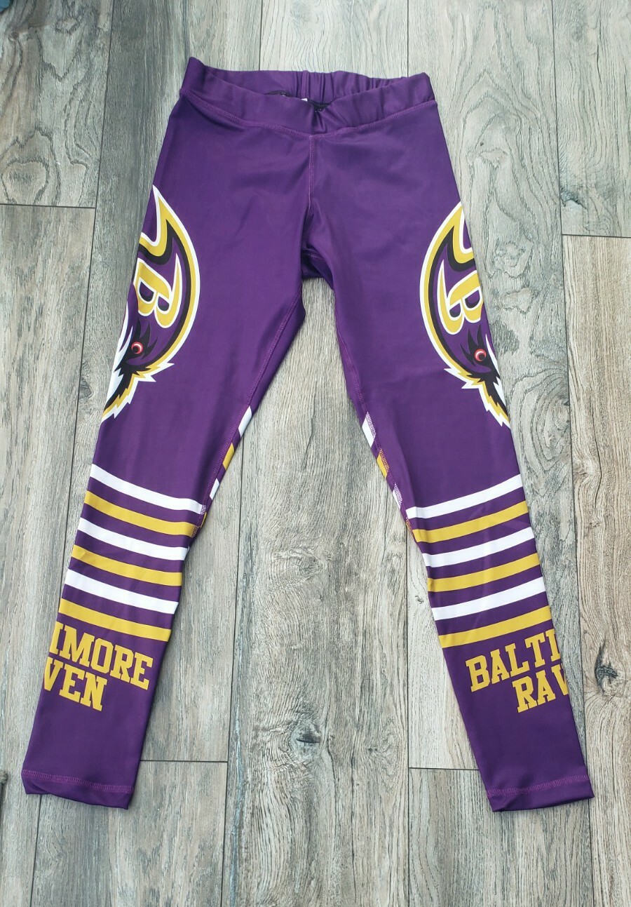 Baltimore Ravens Leggings purple 2XL Football Fan Gift Game Gear ...