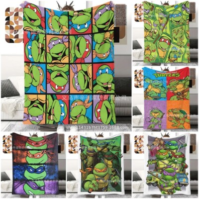Teenage Mutant Ninja Turtles 3D Fleece Blanket Throw Sofa Warm Soft ...