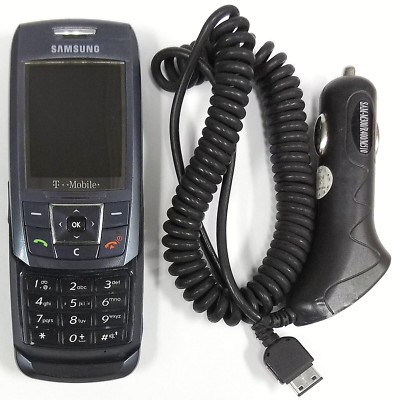 Samsung SGH-T429 - Blue and Black ( T-Mobile ) Rare Slider Phone ...