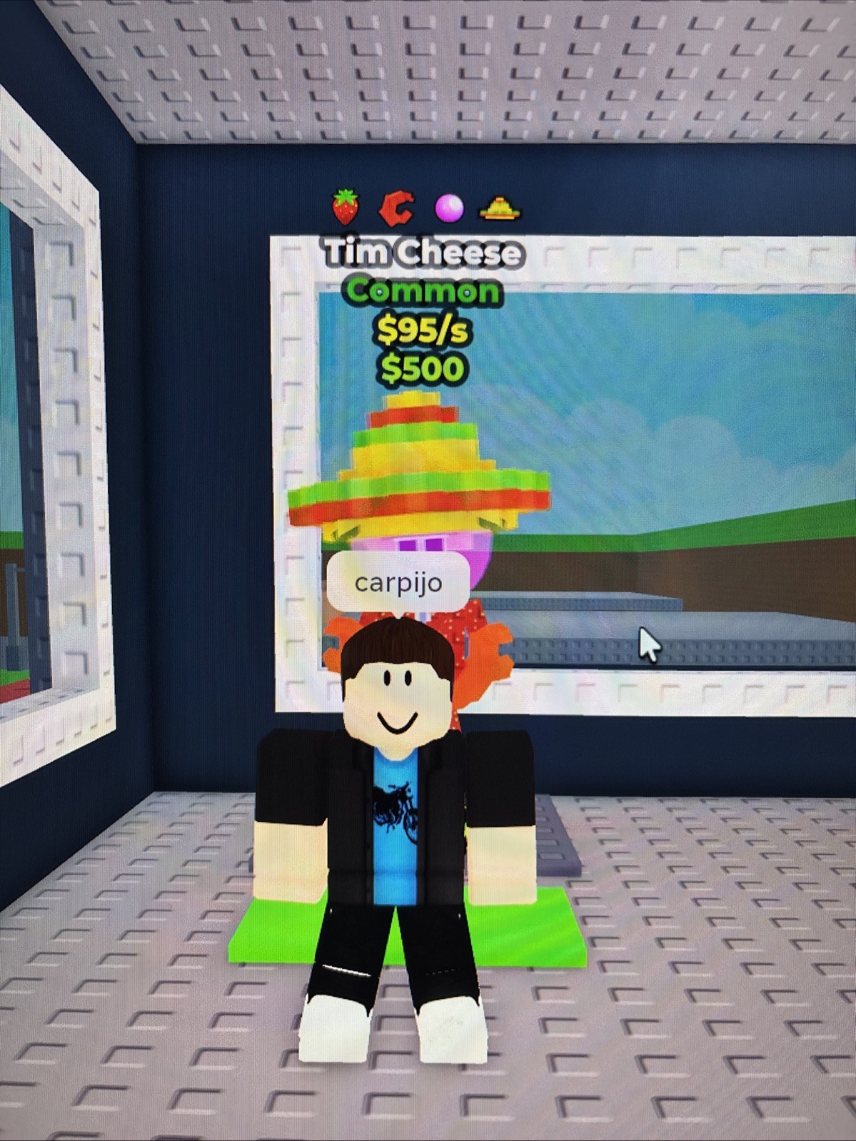 Strawberry Tim Cheese | Super Rare | 4 Traits | Steal a Brainrot | eBay