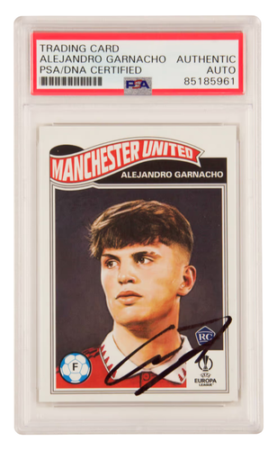 Alejandro Garnacho Signed 2023 Topps Living Set Rookie Card – PSA ...